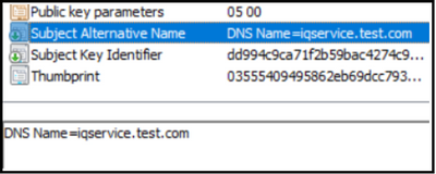 Configuring TLS and Client Authentication for IQService