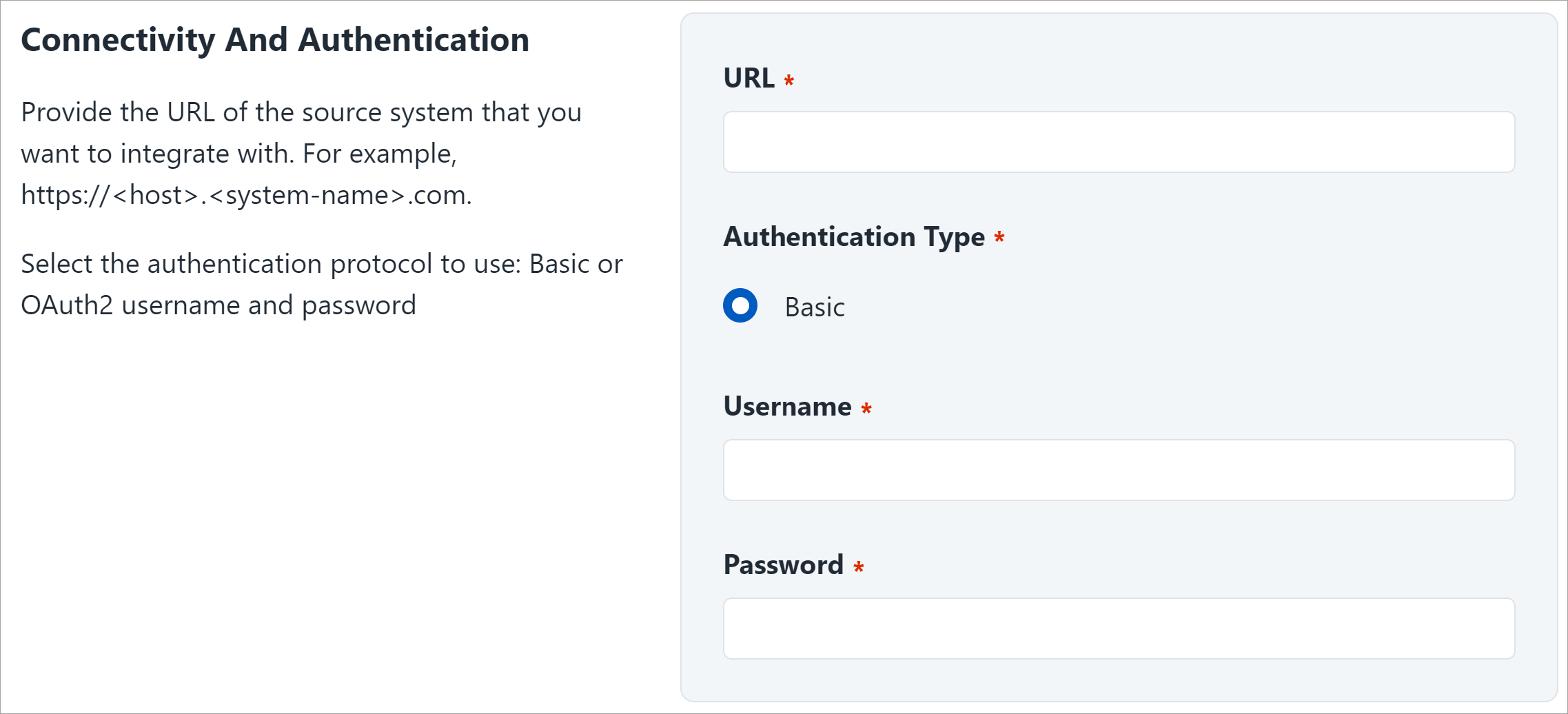 Connectivity and Authentication