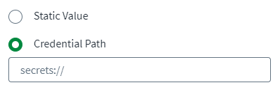 Configure a Source to Use a Credential Provider