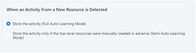 Configuring Activity Monitoring