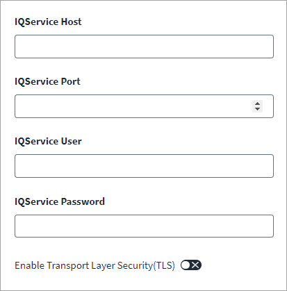 IQService Settings