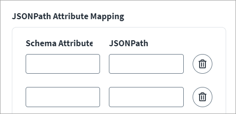JSONPath Attribute Mapping