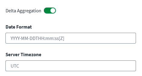 Aggregation Settings