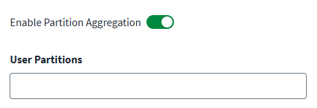 Aggregation Settings