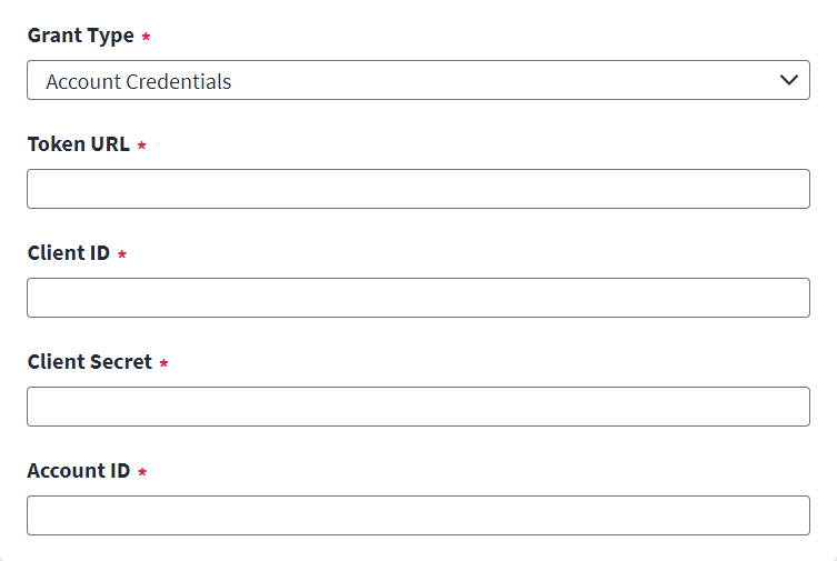 Grant Type Account Credentials