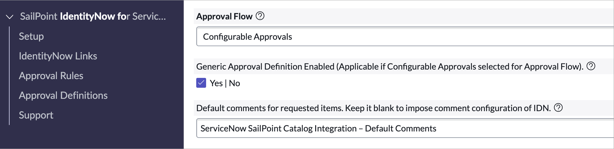 Generic Approval Definition
