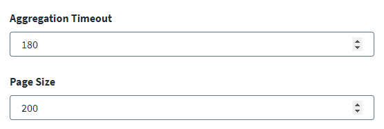 Aggregation Settings