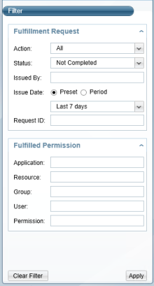 Access Fulfillment Advanced Forensics Control (AFC) Filter